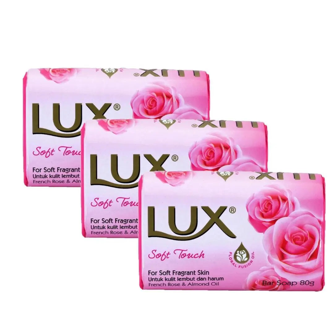 Lux Barre de savon Soft Touch 3 x 80 g - MHT MULTI SERVICES