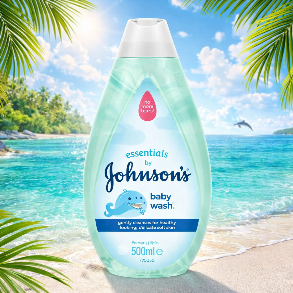 Johnson’s – Essentials by Johnson’s Gel Lavant Doux pour Bébé – 500 ...