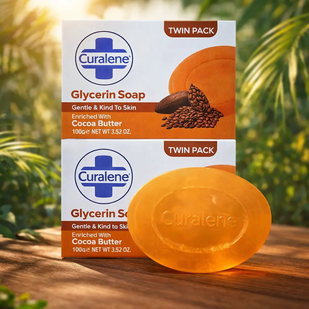Curalene – Savon Glycérine au Beurre de Cacao 2 X 100G - MHT MULTI ...