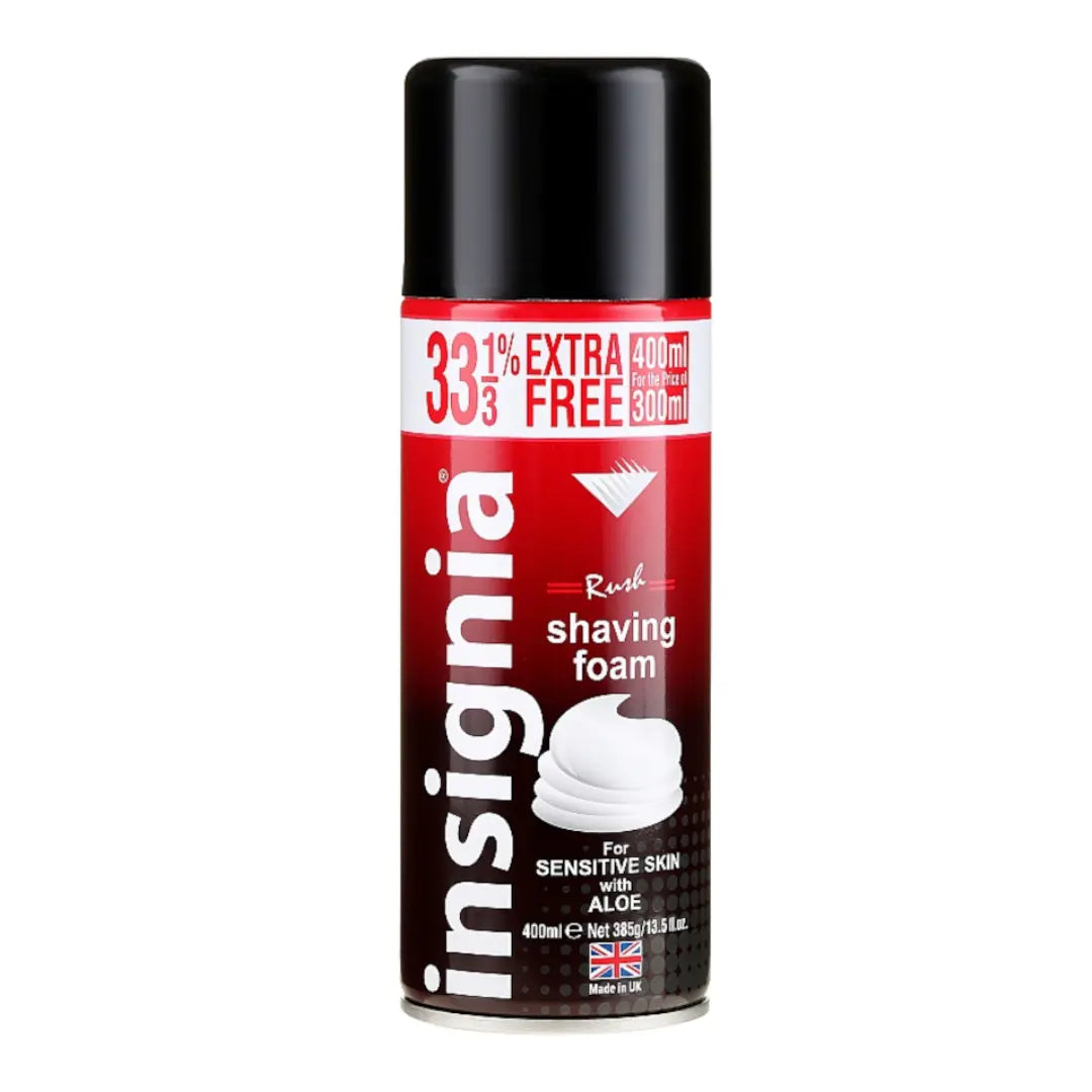 Insignia Mousse à raser Zero à la glycérine et au menthol 400 ml - MHT ...