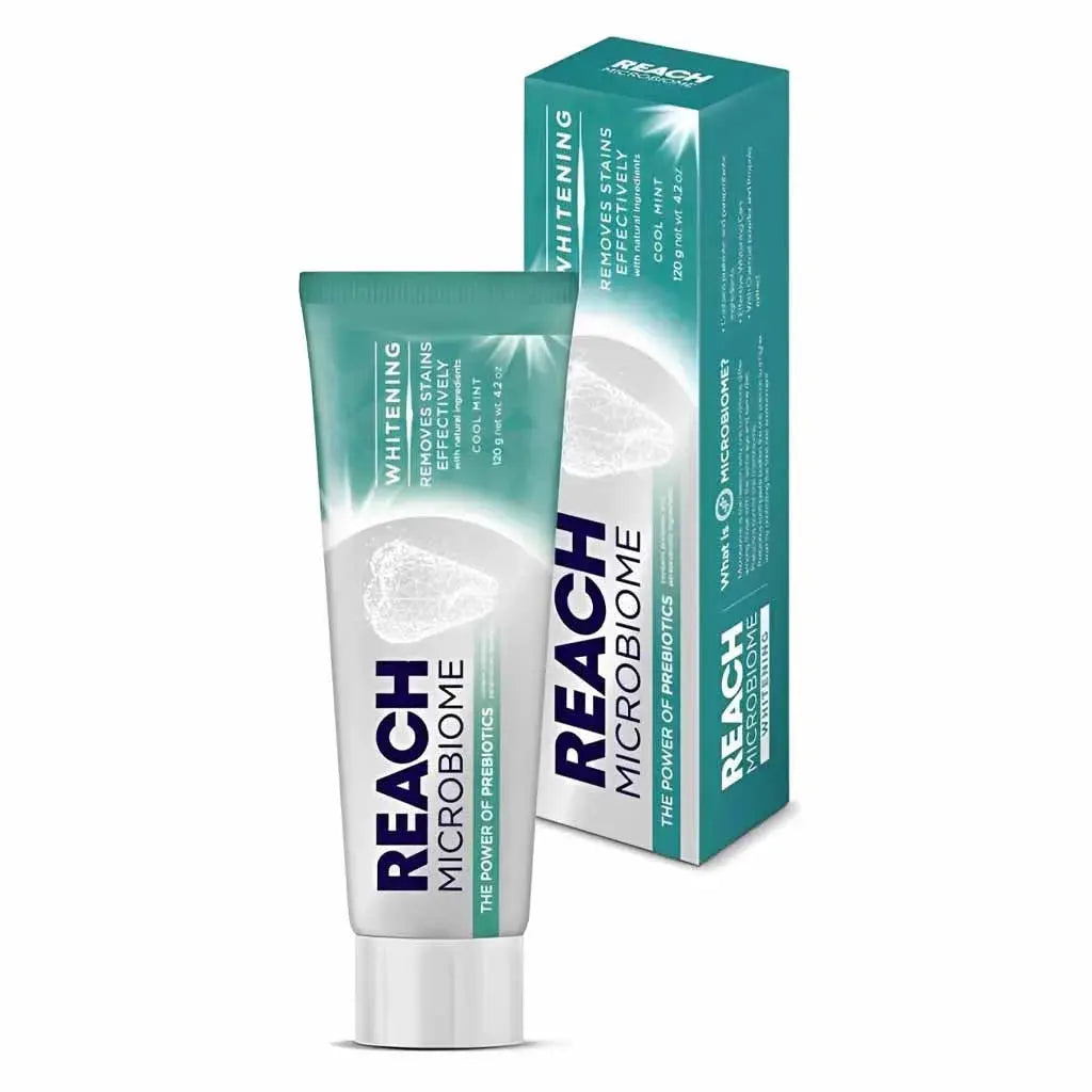 REACH Dentifrice Blanchissant Microbiome , saveur Menthe Fraîche – MHT ...