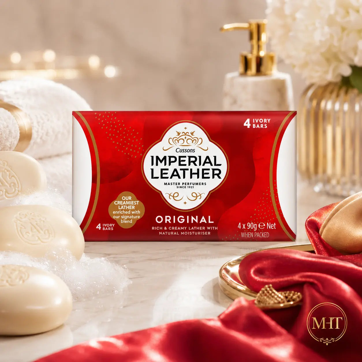 Imperial Leather Savon Original 4 × 90 g | Abidjan – MHT MULTI SERVICES